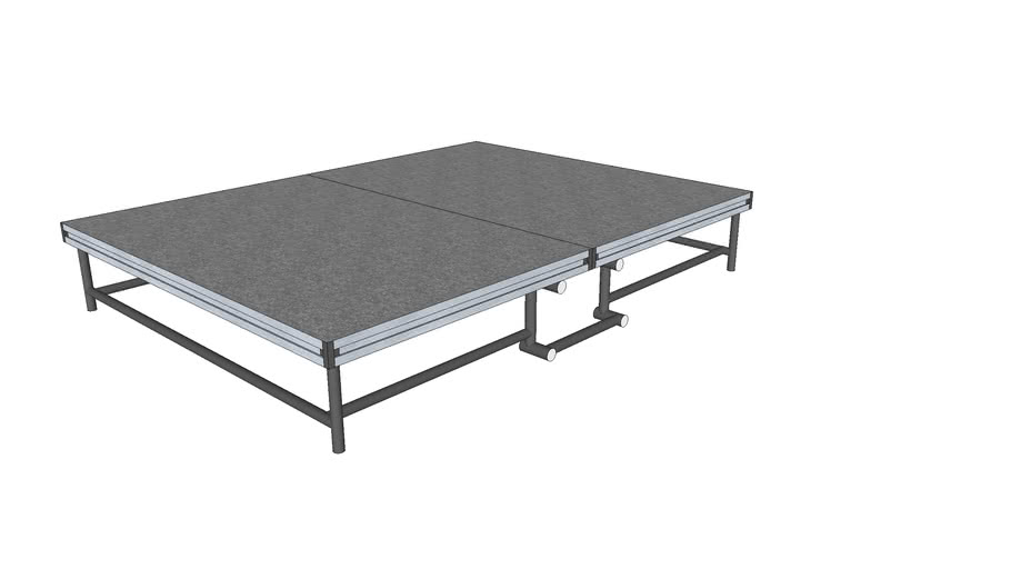 6x8 Folding Riser | 3D Warehouse