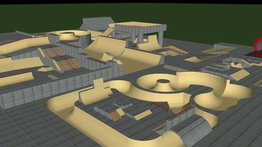 SKATEPARK 3453453 | 3D Warehouse