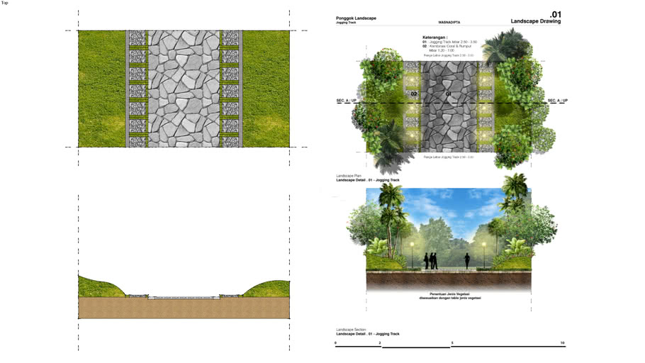 JOGGING TRACK | 3D Warehouse
