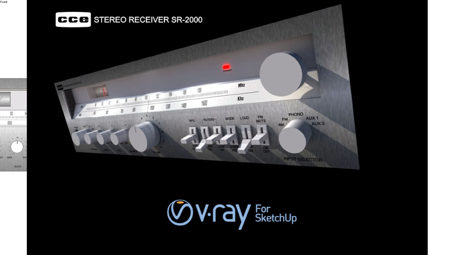 RECEIVER CCE SR-2000 - Radio | 3D Warehouse