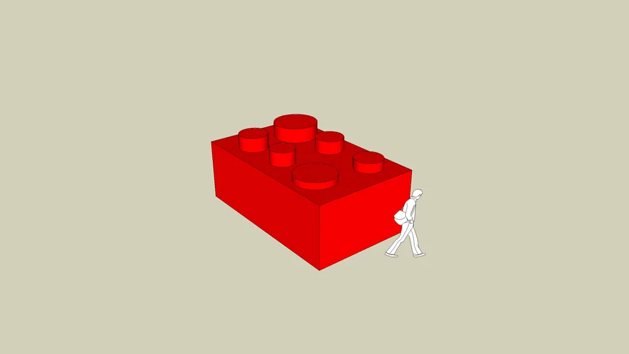red lego | 3D Warehouse