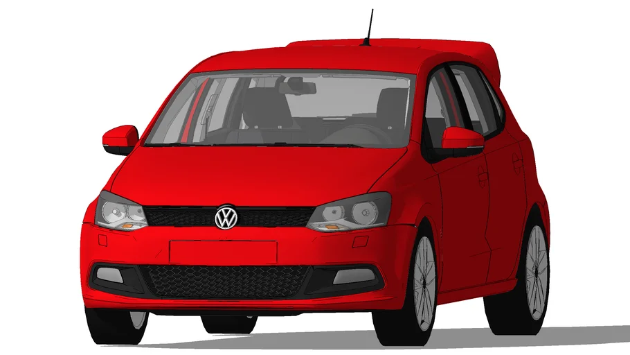 Volkswagen Polo 1.2 TSI Mk5 Typ 6R Facelifted | 3D Warehouse