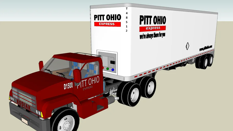 my Pitt Ohio truck | 3D Warehouse