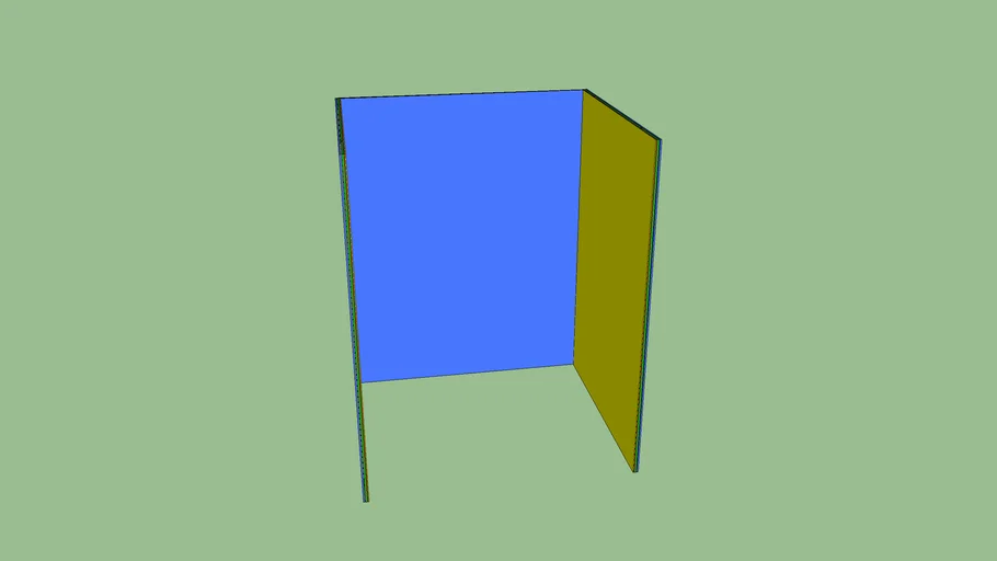 'laminated shower walls with gap.skp | 3D Warehouse