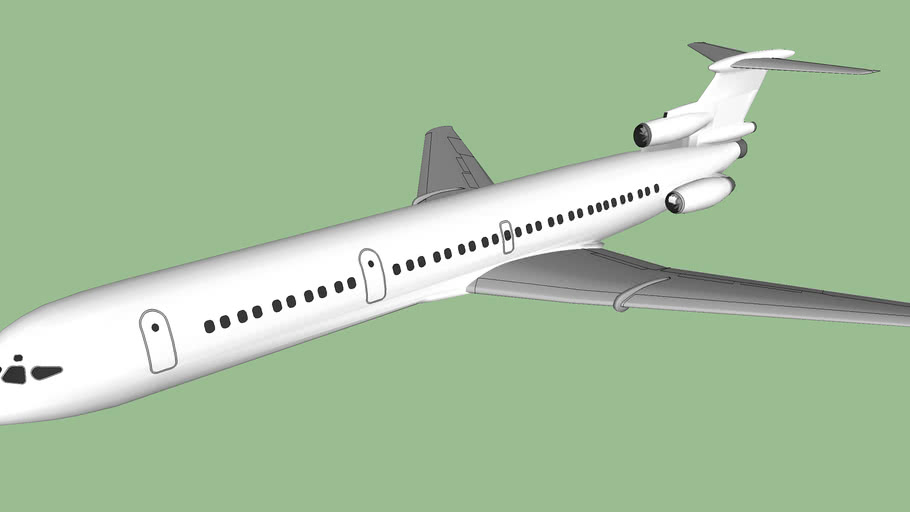 Template - Hawker Siddeley Trident 3B | 3D Warehouse