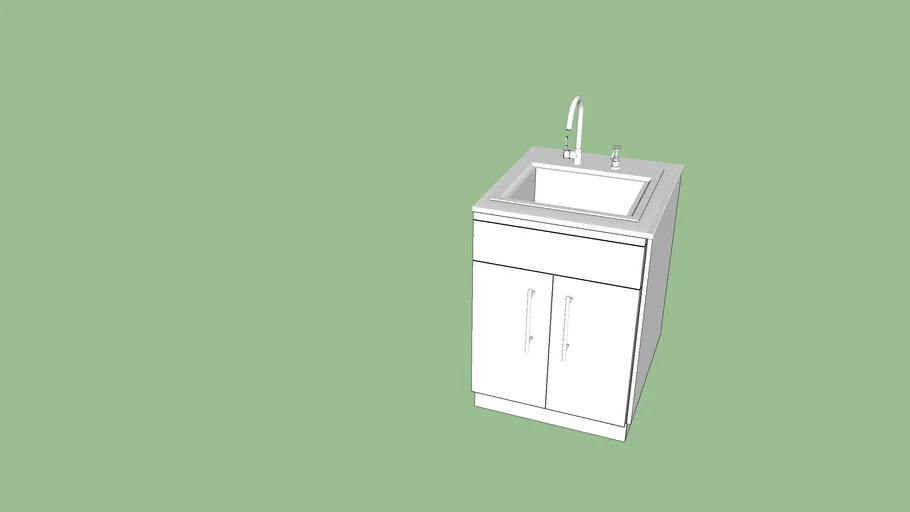 Stainless Steel Sink | 3D Warehouse