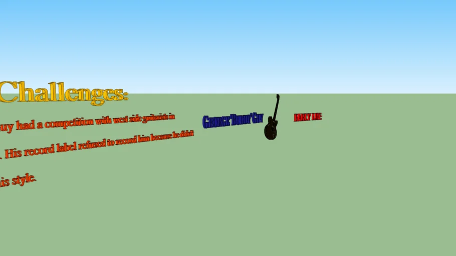 Buddy guy project 4th draft. | 3D Warehouse