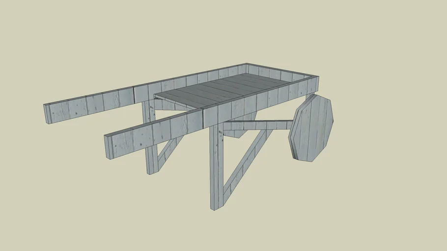 Wooden Cart | 3D Warehouse