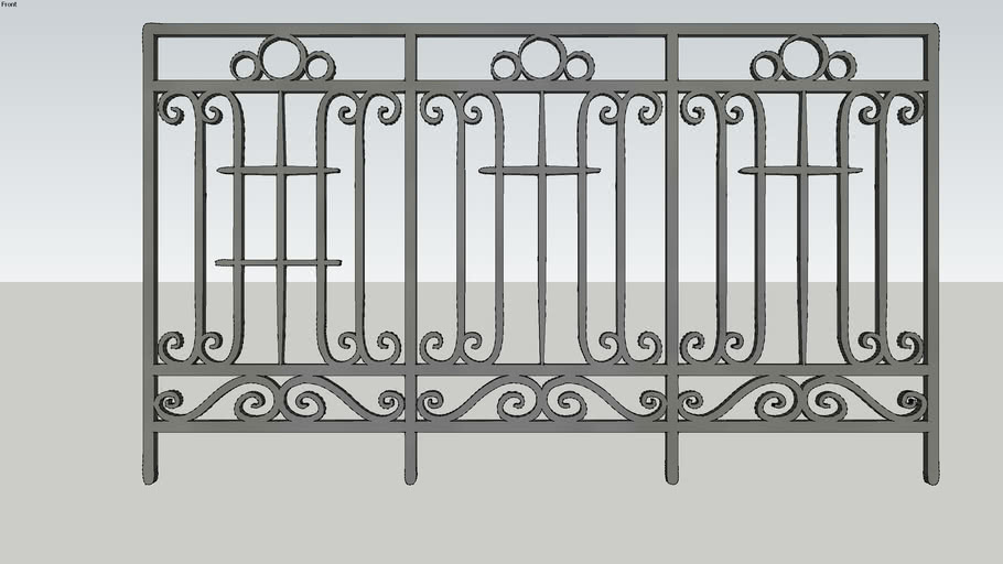 9.Balcony Railing | 3D Warehouse