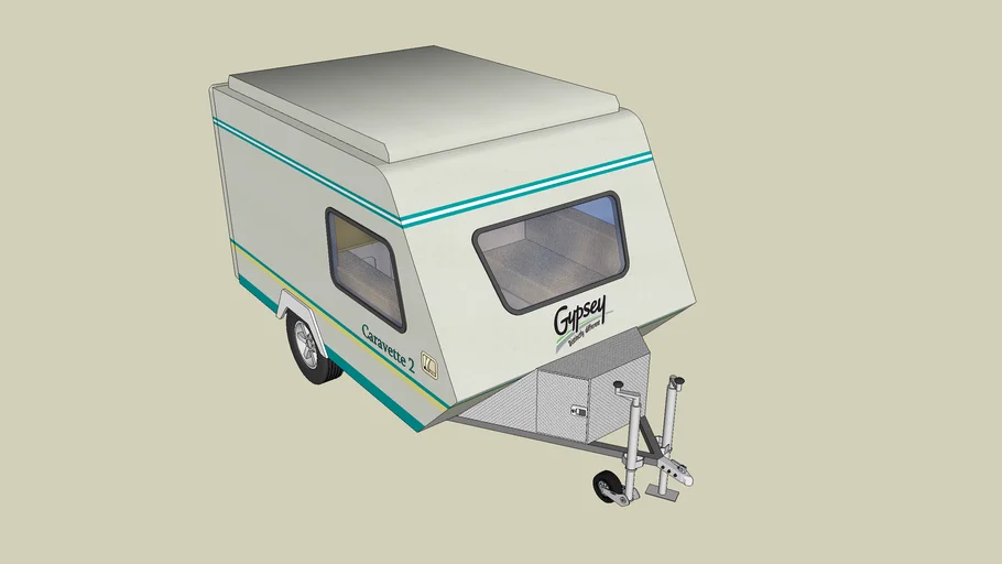 Gypsey Caravette 2 Caravan | 3D Warehouse