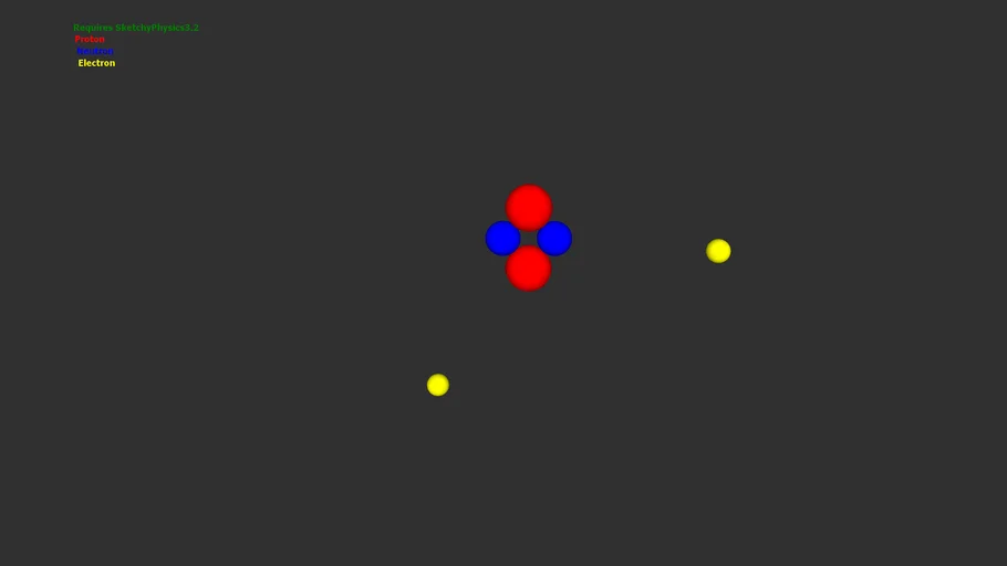 Helium 2, Bohr Model | 3D Warehouse