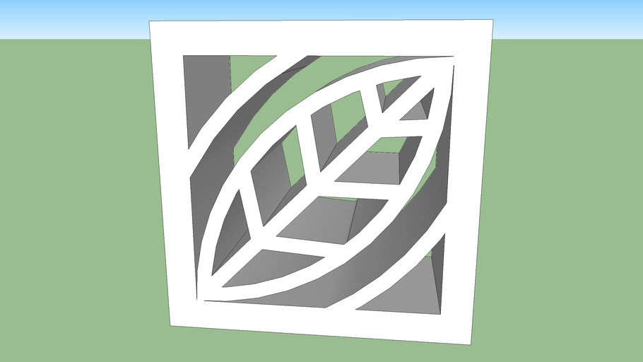 PANEL KARAWANG MOTIF DAUN | 3D Warehouse