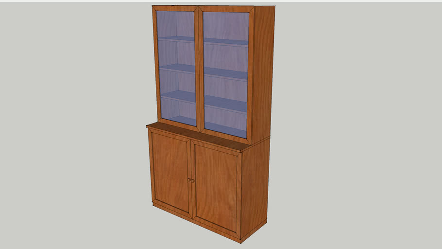 vitrinekast Classic | 3D Warehouse