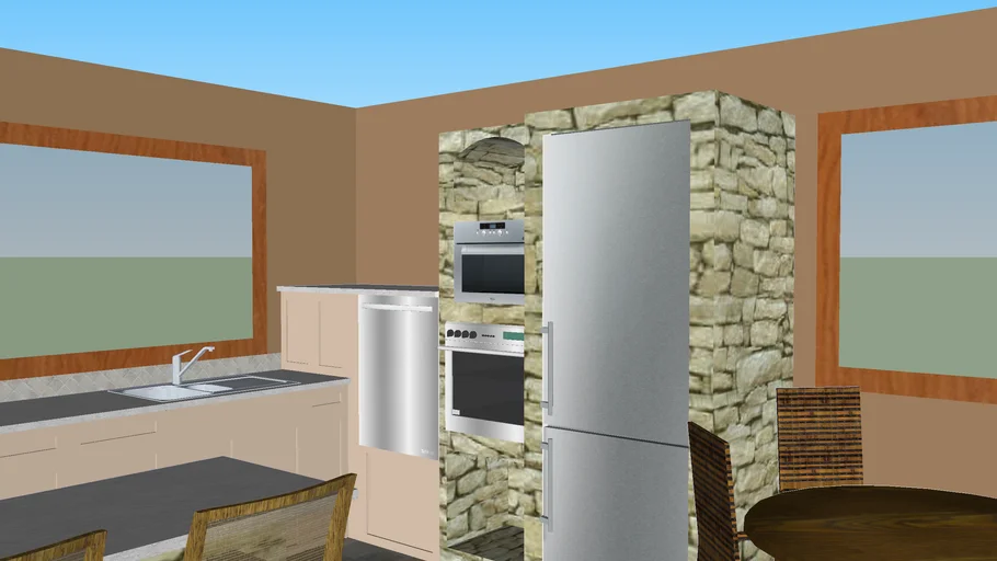 rustic kitchen | 3D Warehouse