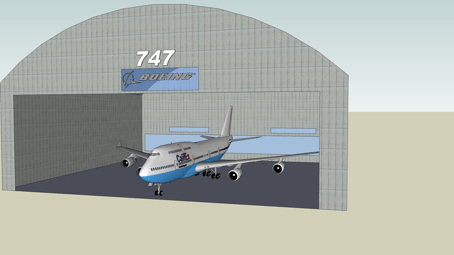 Boeing 747 Hanger | 3D Warehouse