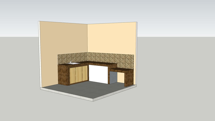 kitchen 3x3 m | 3D Warehouse
