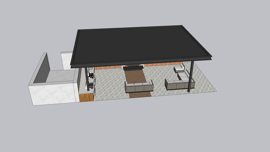 Outdoor Kitchen Modular | 3D Warehouse