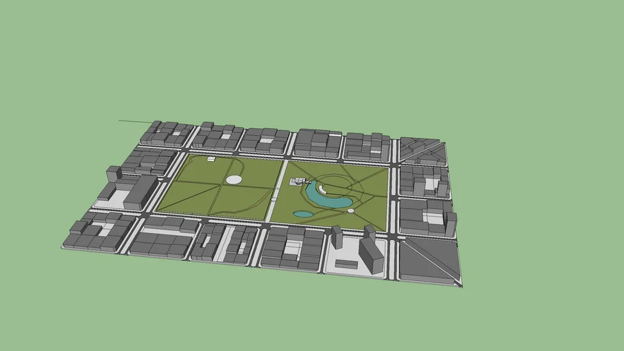 parque saavedra - la plata | 3D Warehouse