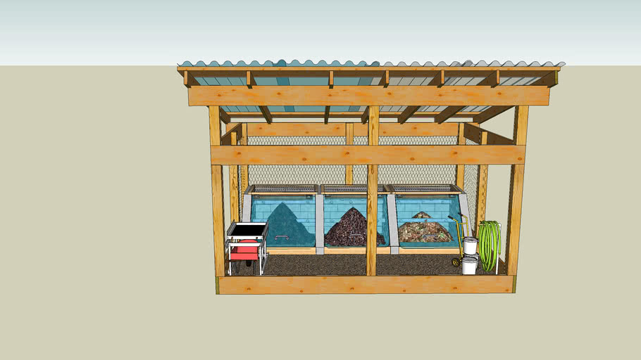 Composting Shed | 3D Warehouse