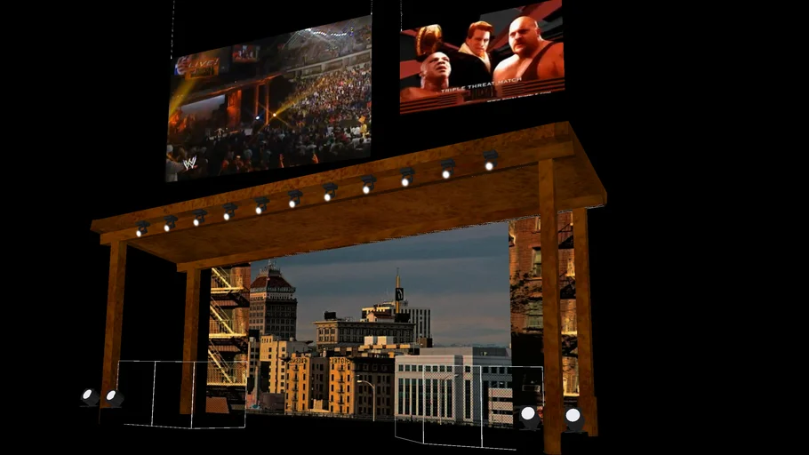 WWE Royal Rumble 2005 Stage Model | 3D Warehouse