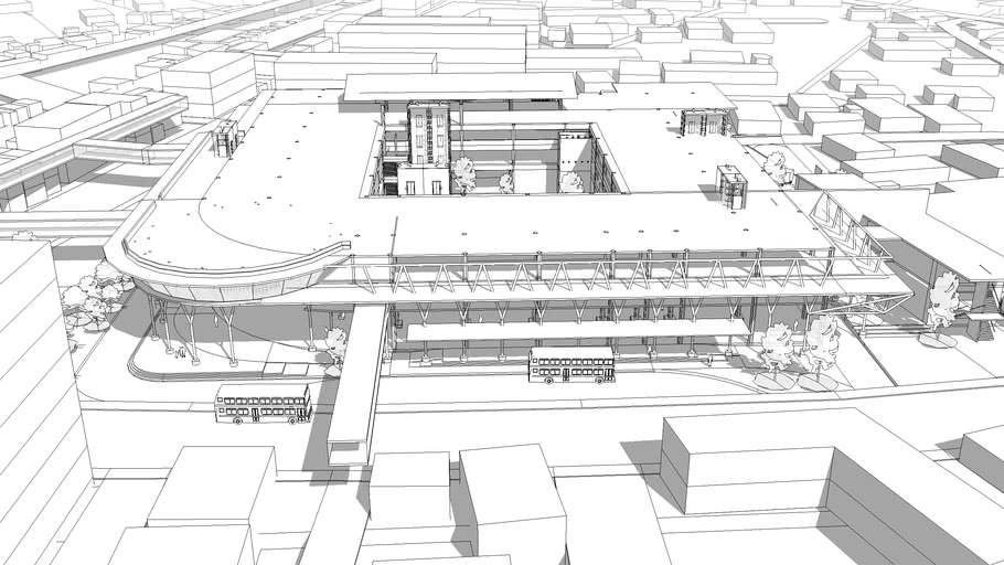 Mixed use Civic Building - V4 | 3D Warehouse