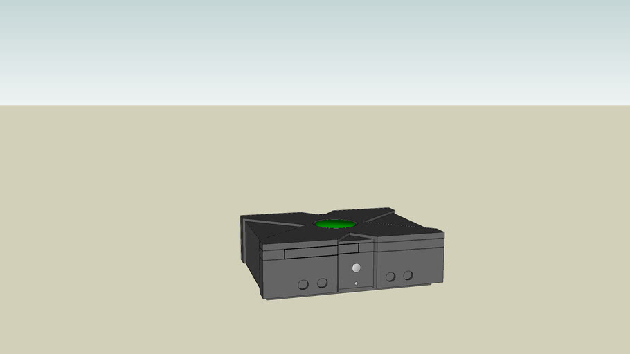 Original Xbox Console | 3D Warehouse