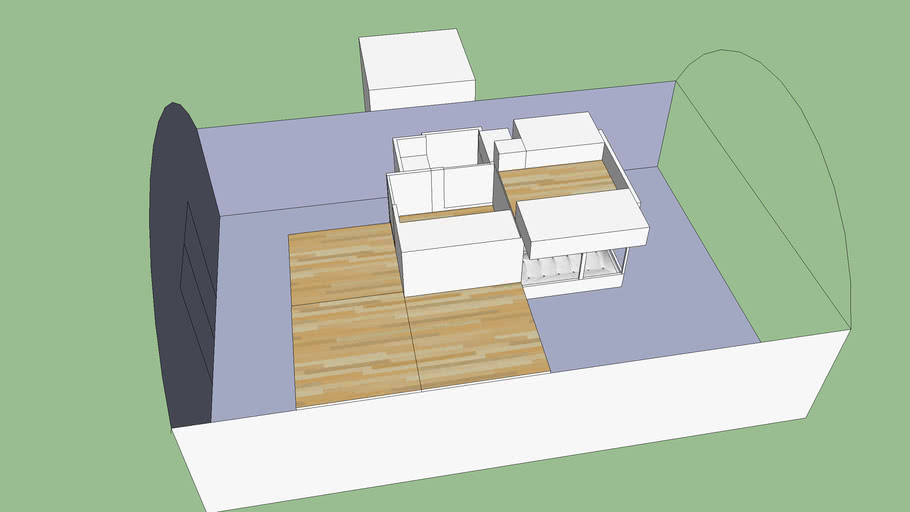 Cubed pop up trailer | 3D Warehouse