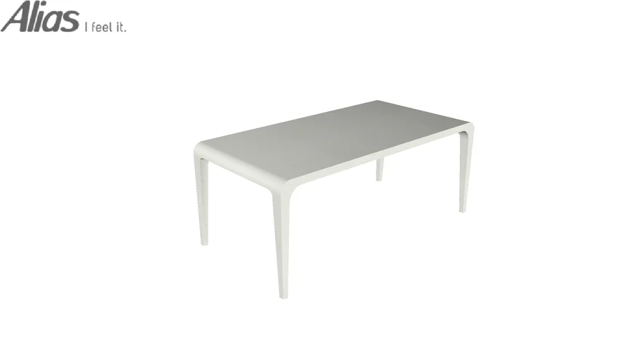 Alias 390 180 Ilvolo Table | 3D Warehouse