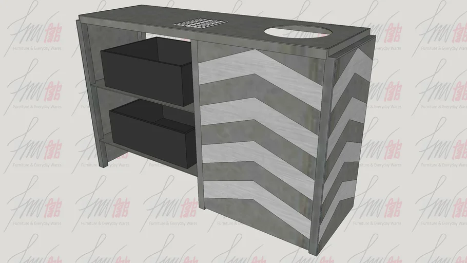 Condiment Table 1.1 | 3D Warehouse
