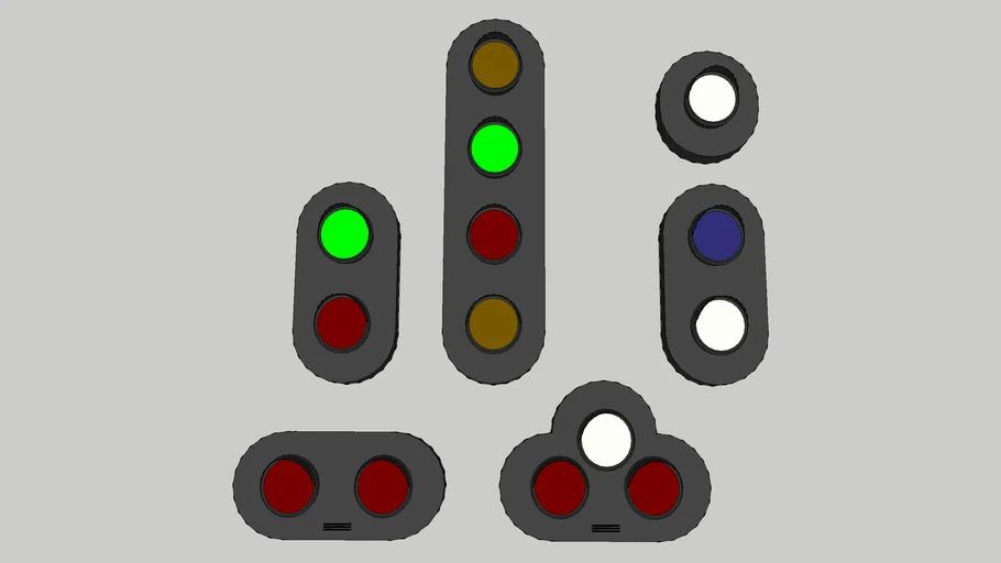 Train Signal Lights | 3D Warehouse