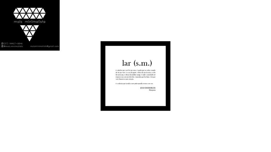 QUADRO SIGNIFICADO LAR | 3D Warehouse