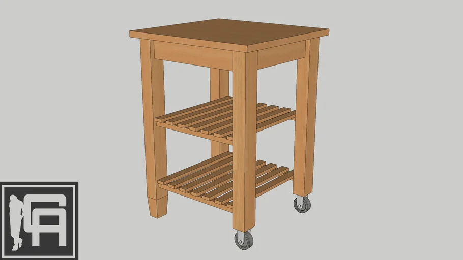 Ikea Kitchen Trolley | 3D Warehouse