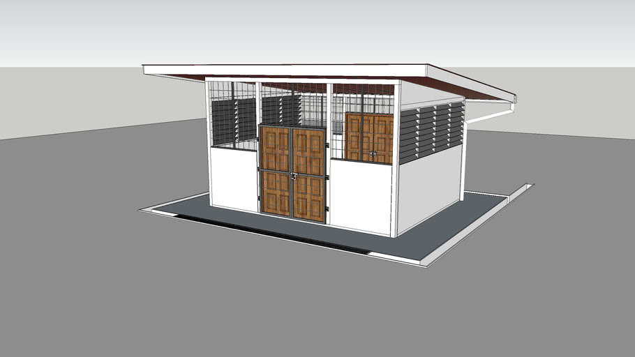 Genset / Power House Small 4x5 | 3D Warehouse
