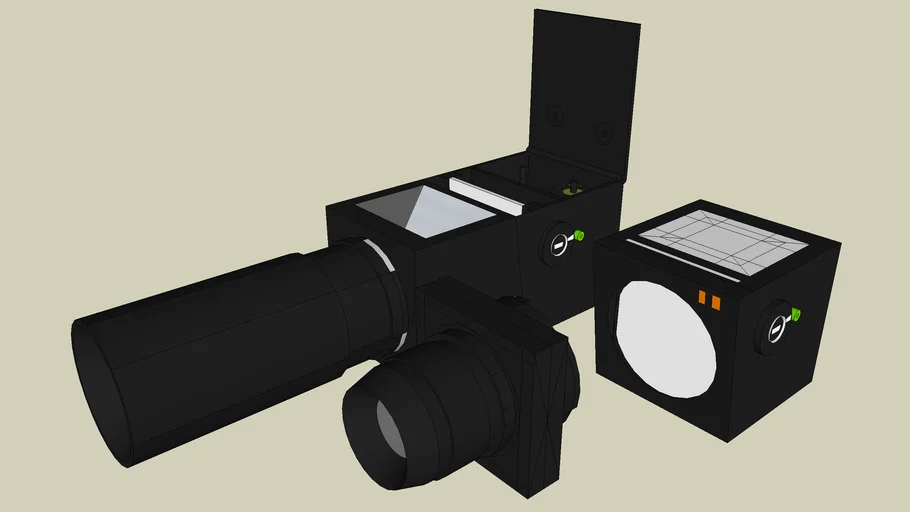 Medium Format Camera (w/ accessories) | 3D Warehouse