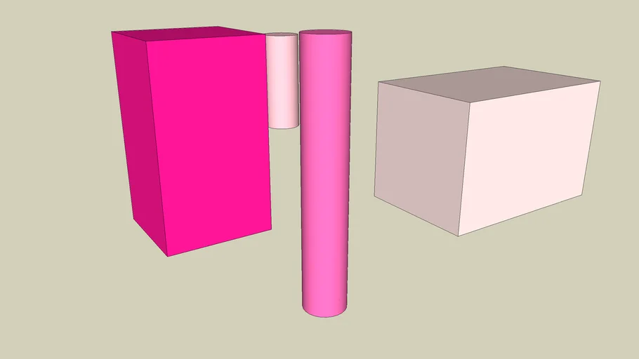 random pink shapes | 3D Warehouse