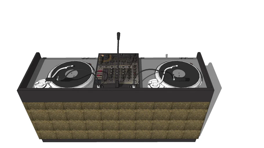 Small semi-professional console for DJs | 3D Warehouse