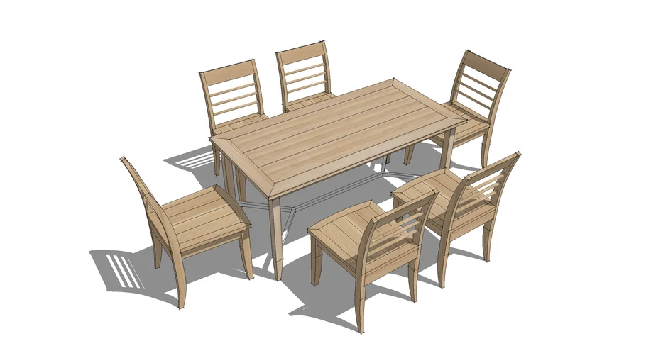SKDS-Dining SET 01 | 3D Warehouse