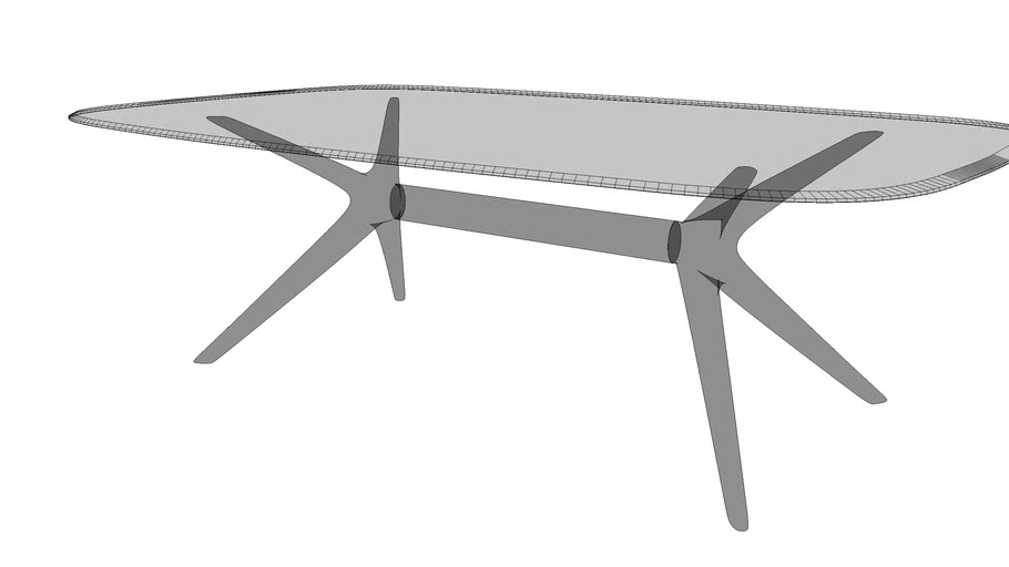glass table | 3D Warehouse