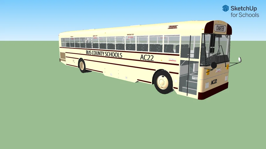 1998 Thomas MVP ER Charter Bus AC22 | 3D Warehouse