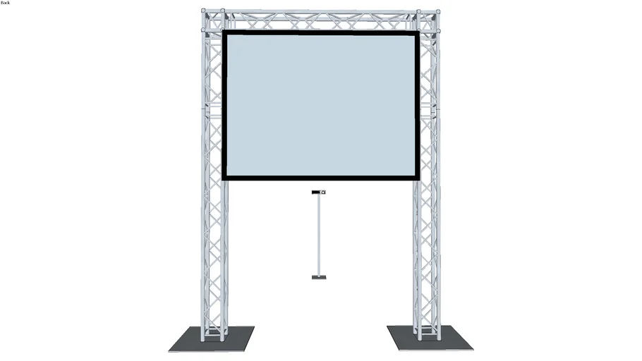 Projector Truss Arch 4m x 2.5m | 3D Warehouse