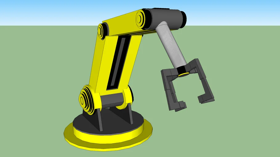 Industrial Robotic Arm | 3D Warehouse