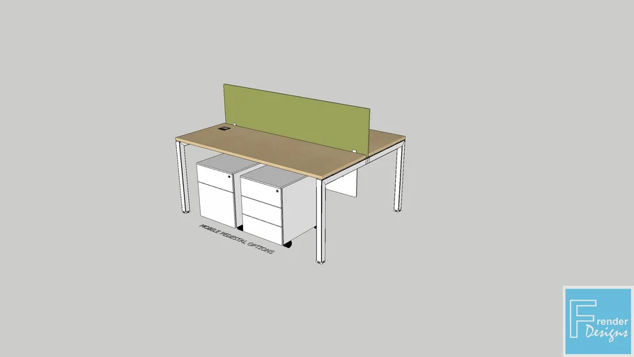 BENCHING WS_2MANS | 3D Warehouse