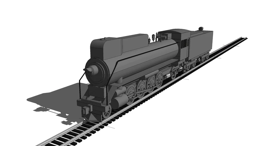 Steam Locomotive 'The Iowan' | 3D Warehouse