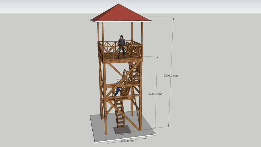 Observation Tower V3 - May2013 | 3D Warehouse