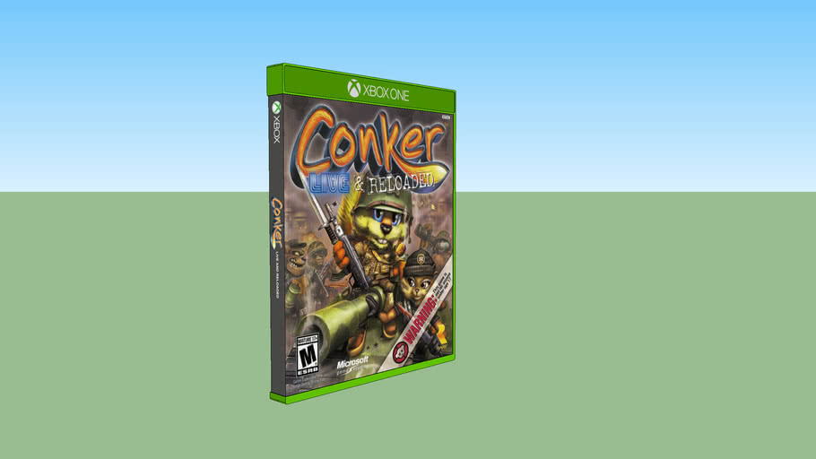 Conker: Live & Reloaded Xbox compatible with Xbox One game case | 3D Warehouse