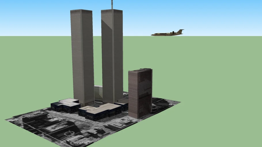 atentado torres gemelas | 3D Warehouse