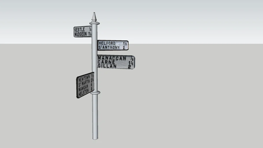 Iron sign | 3D Warehouse