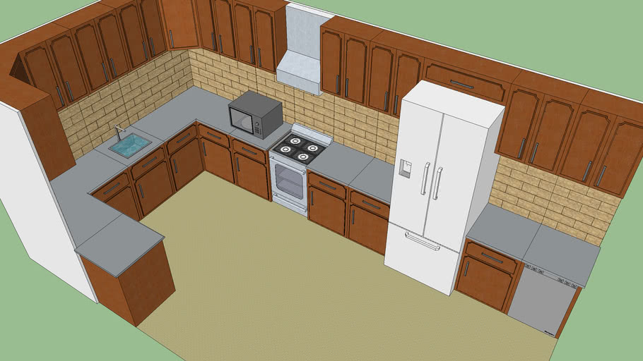 U-kitchen | 3D Warehouse