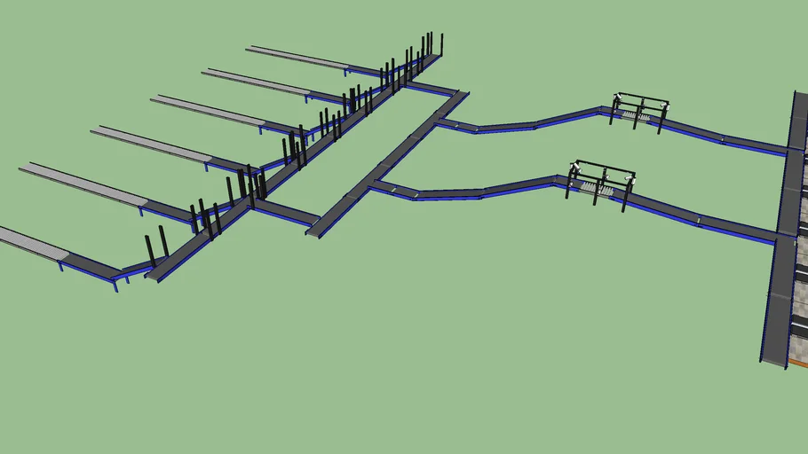 Bagage Handlingsystem | 3D Warehouse