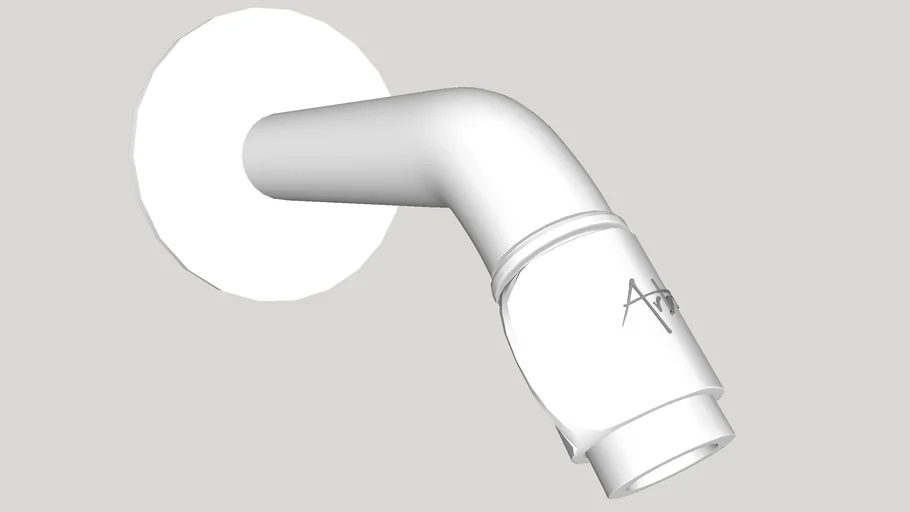 ARBO PG-5003 Long Nose Bib Tap With Wall Flange | 3D Warehouse